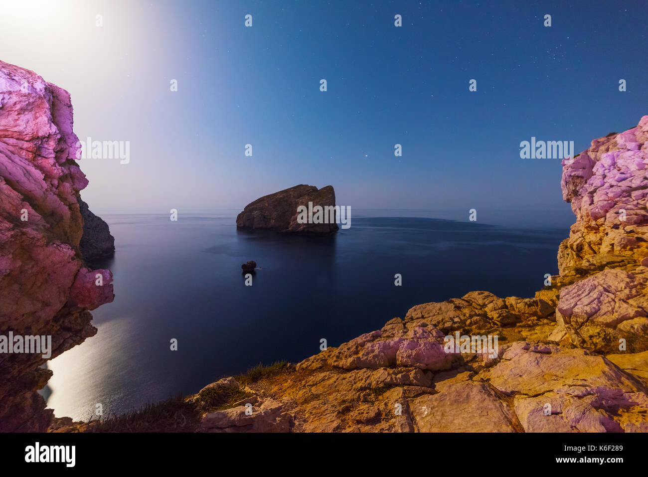 Foradada island capo caccia sardinia hi-res stock photography and ...