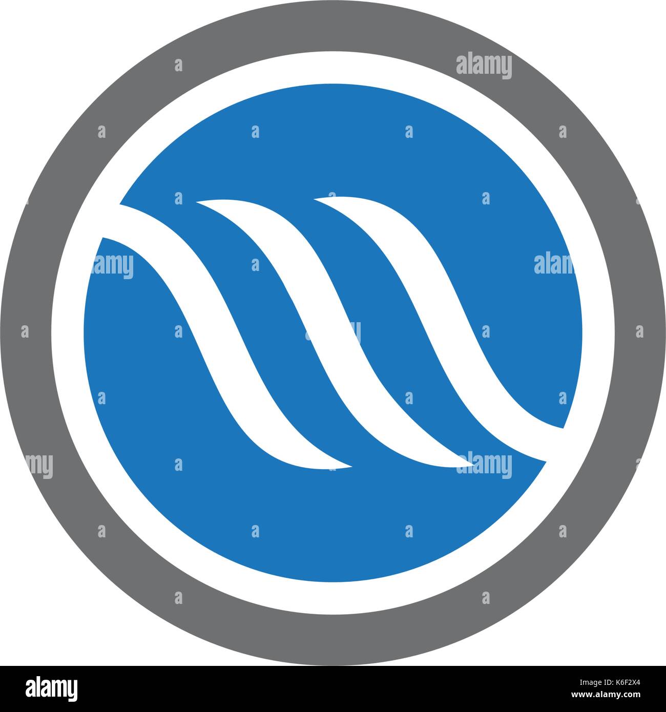 wave Logo Template vector illustration Stock Vector Image & Art - Alamy