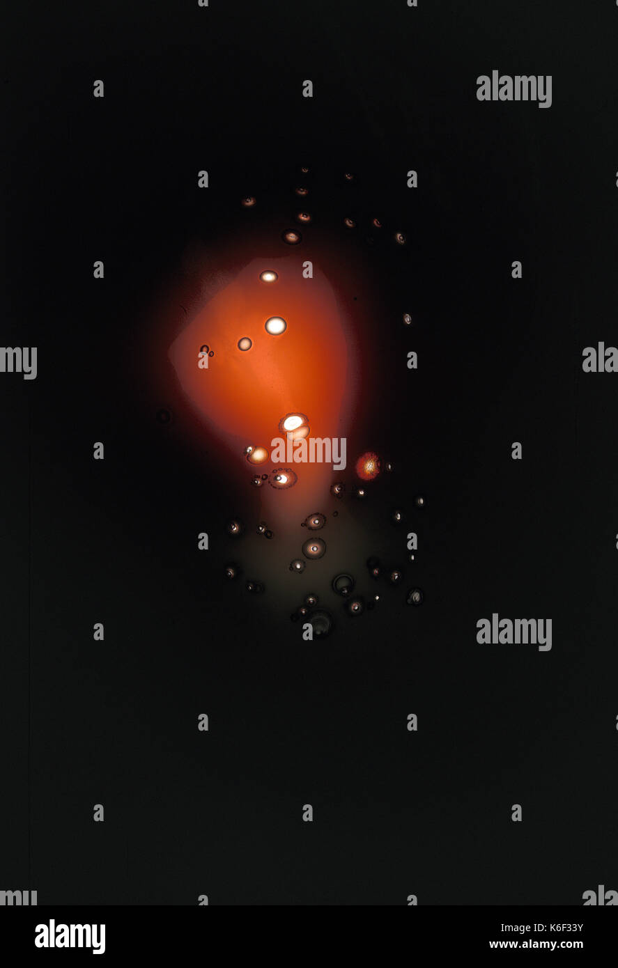 Abstract patterns created by burning celluloid film Stock Photo - Alamy