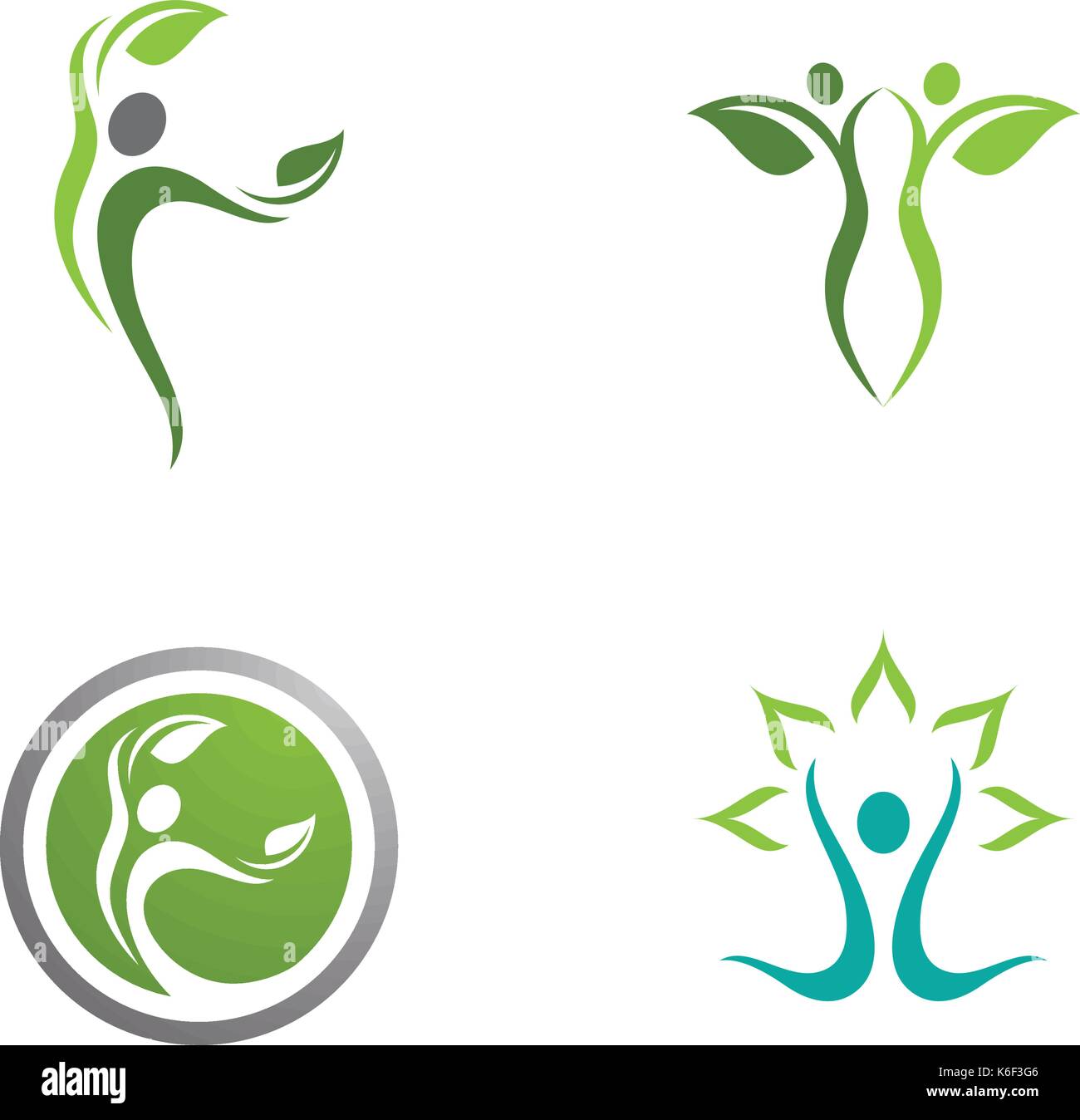Human character logo sign Health care logo sign Stock Vector Image ...