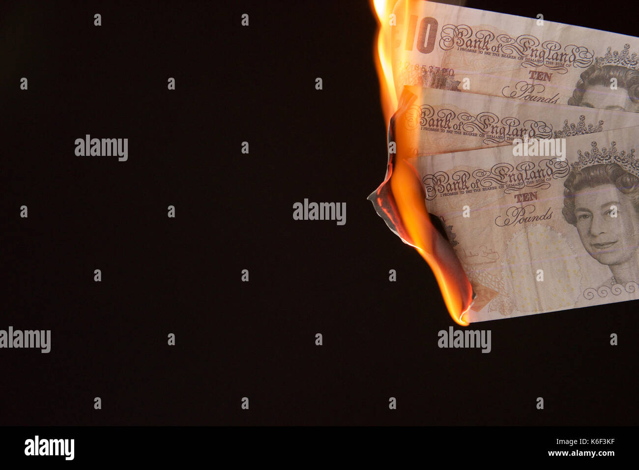 Flames against a black background hi-res stock photography and images ...