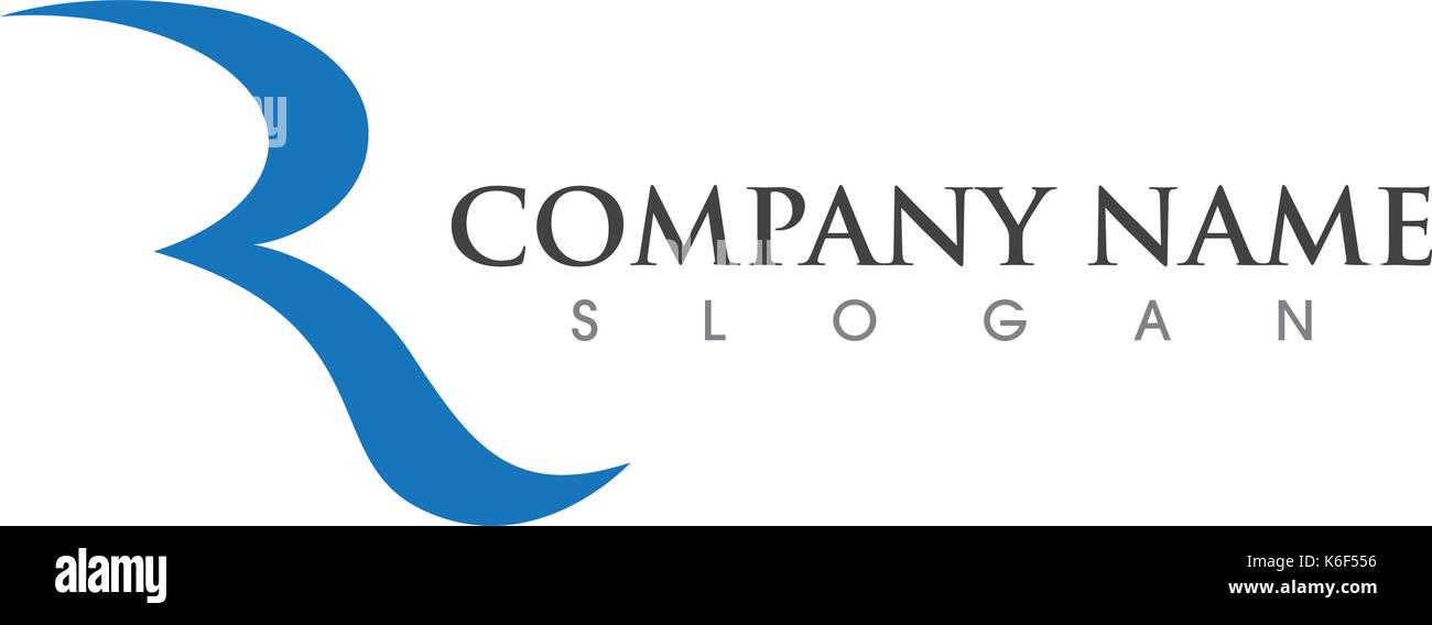 Business corporate R letter logo design vector Stock Vector Image & Art ...