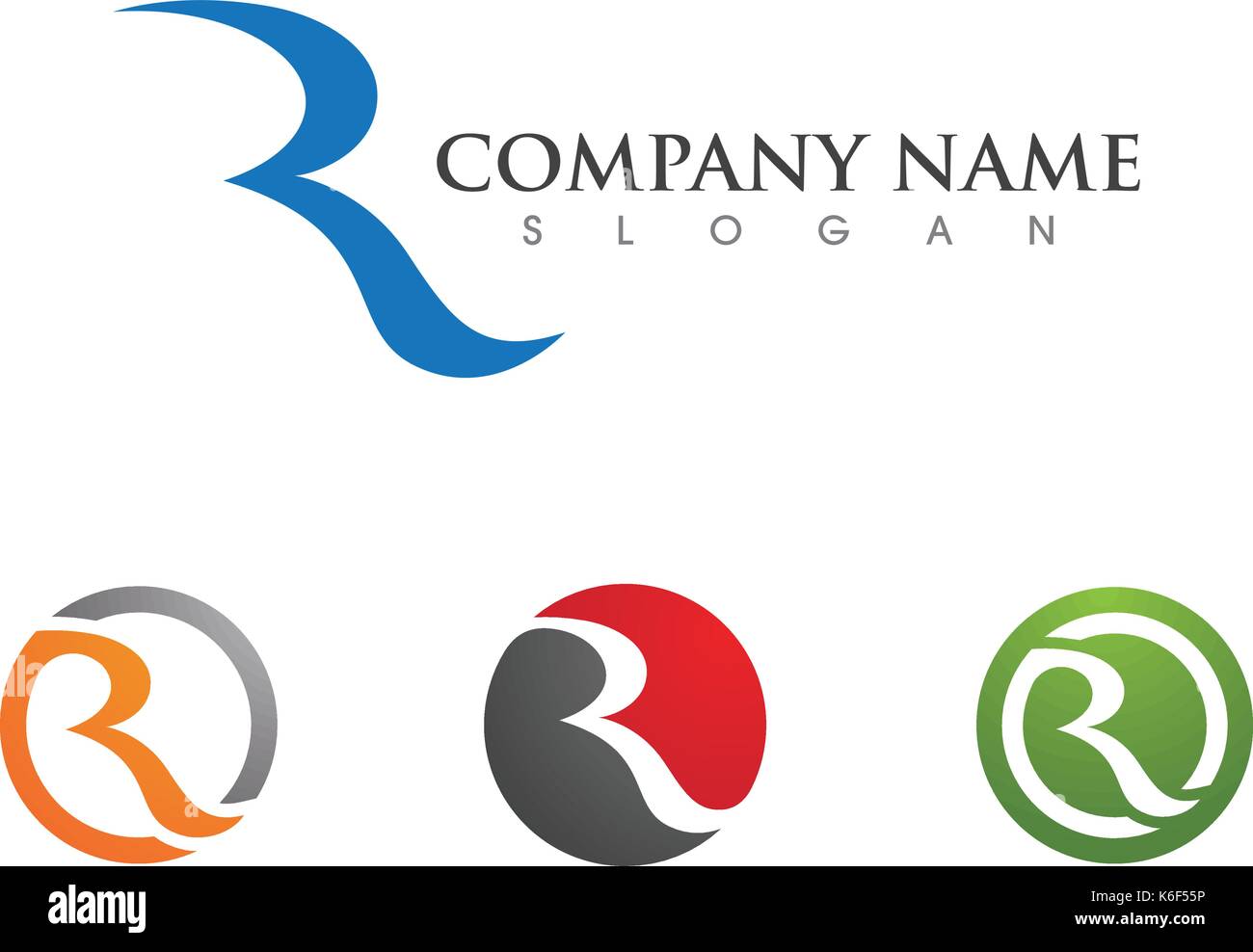 Business corporate R letter logo design vector Stock Vector Image & Art - Alamy