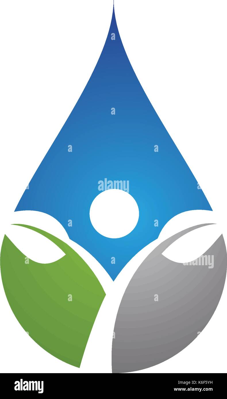water drop Logo Template vector illustration design Stock Vector Image ...