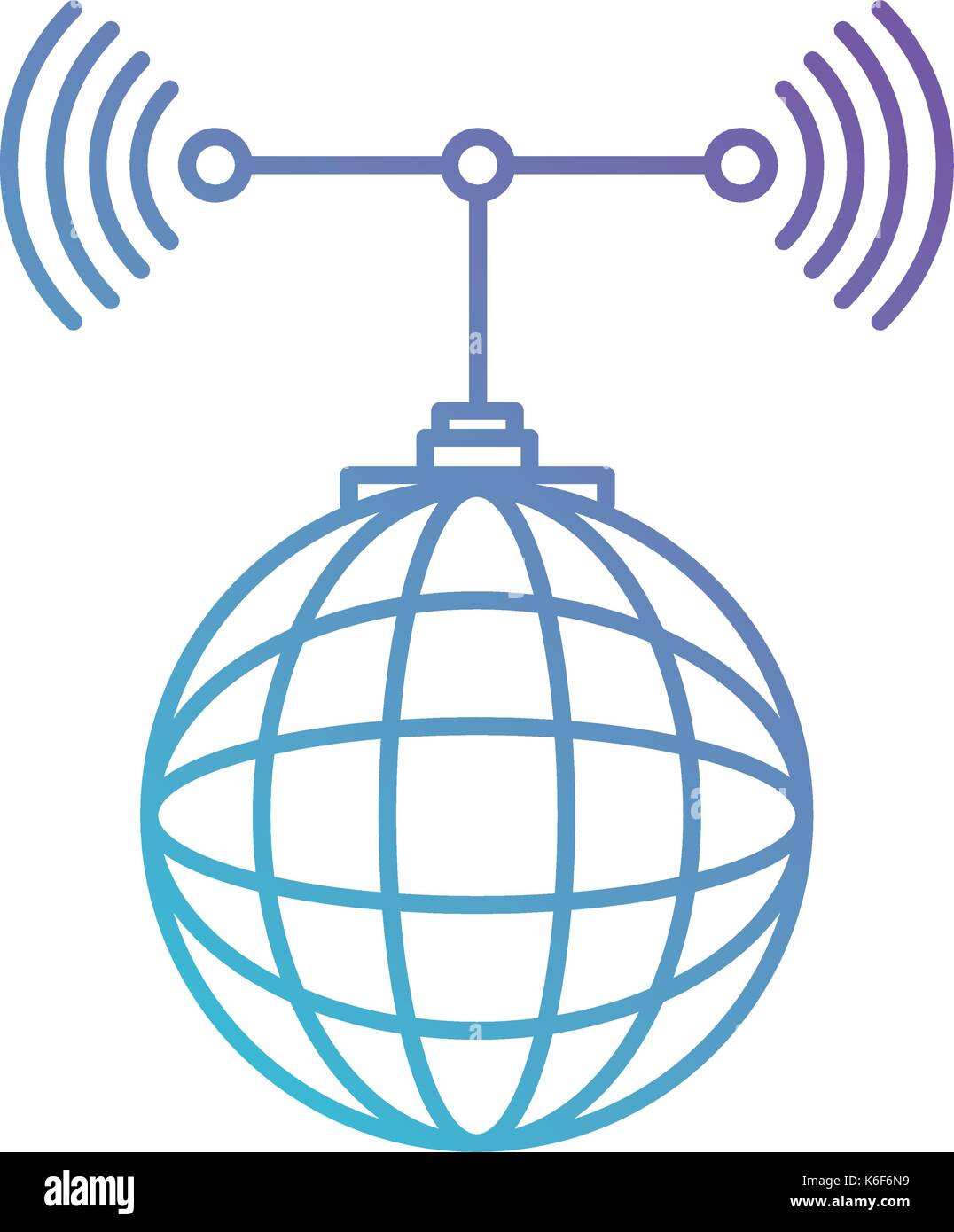 Purple antenna Stock Vector Images - Alamy