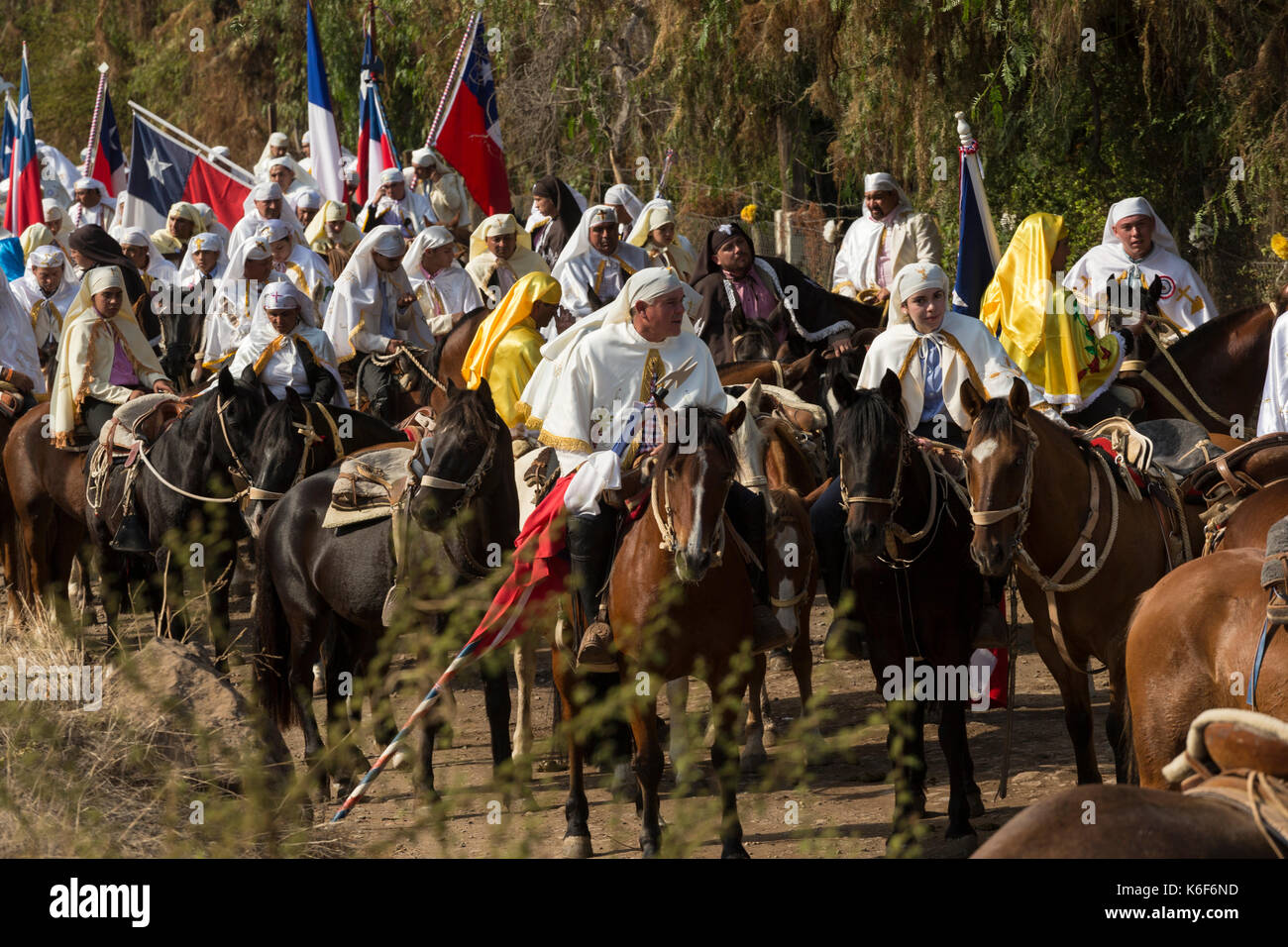 Cuasimodo, Quasimodo catholic festival in Chile Stock Photo - Alamy