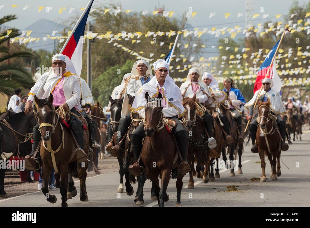 Cuasimodo, Quasimodo catholic festival in Chile Stock Photo - Alamy