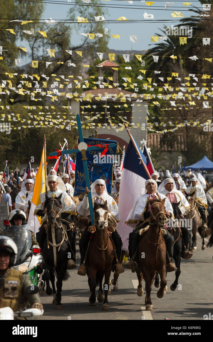 Cuasimodo, Quasimodo catholic festival in Chile Stock Photo - Alamy