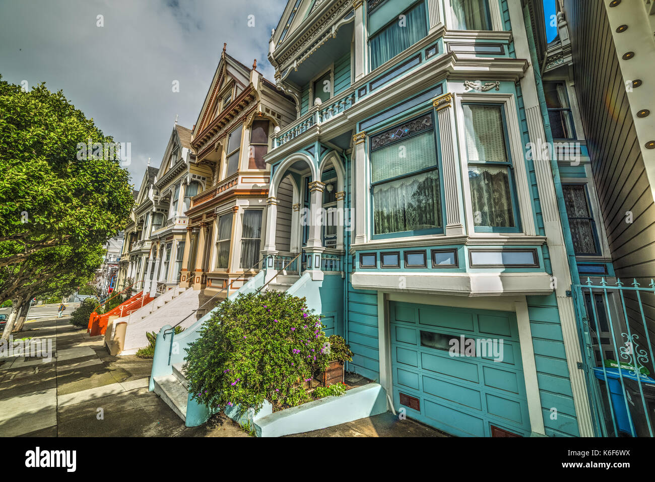 World famous Painted Ladies in San Francisco Stock Photo - Alamy