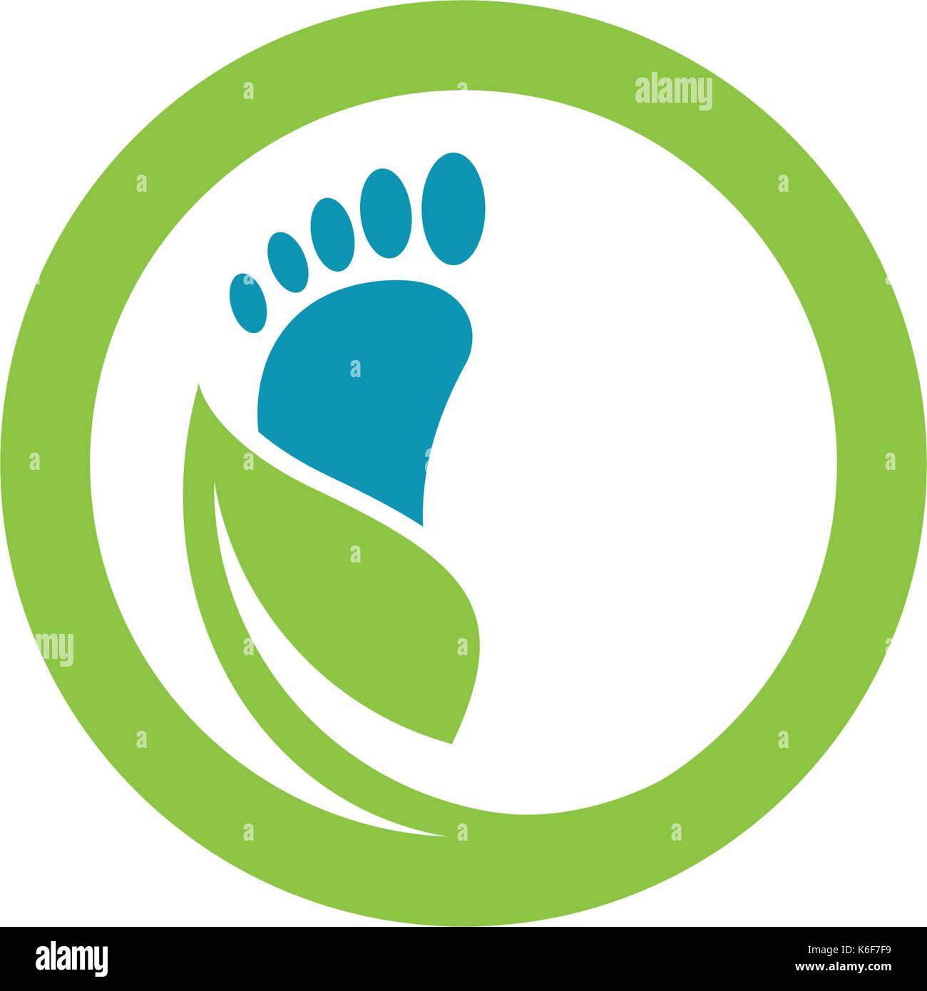 foot Logo Template vector illustration Stock Vector Image & Art - Alamy