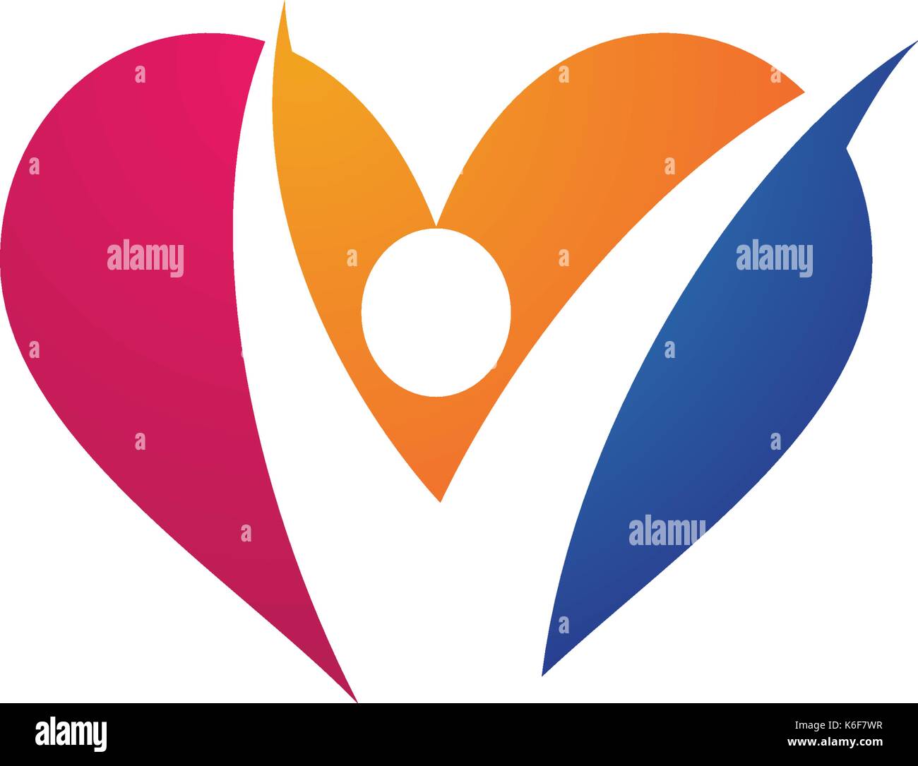 Human character logo sign Health care logo sign Stock Vector Image ...