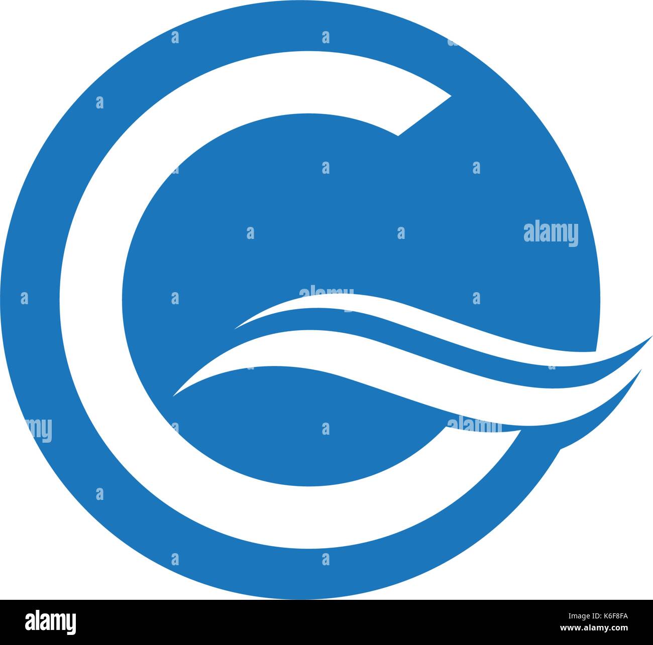 Water Wave symbol and icon Logo Template vector Stock Vector Image ...
