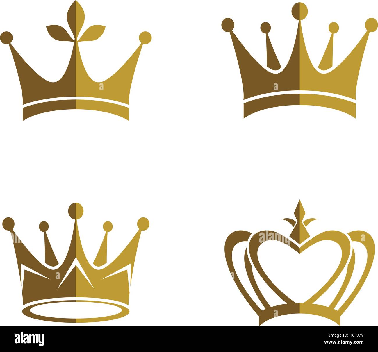 Crown Logo Template vector illustration Stock Vector Image & Art - Alamy