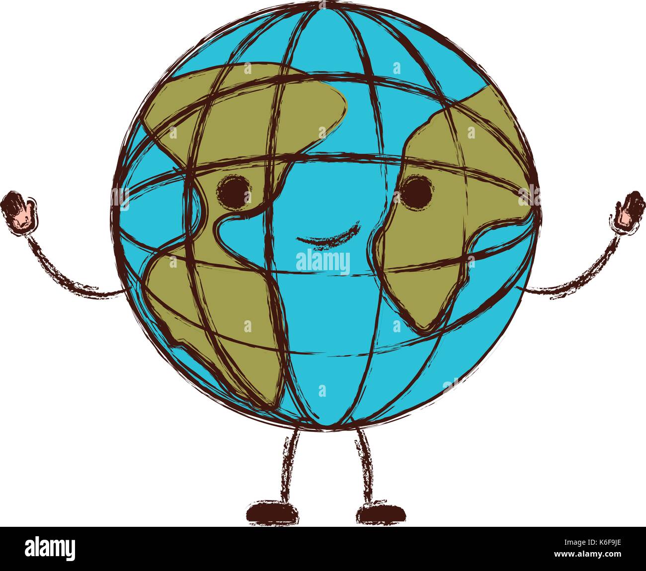 World Globe Cartoon High Resolution Stock Photography and Images - Alamy