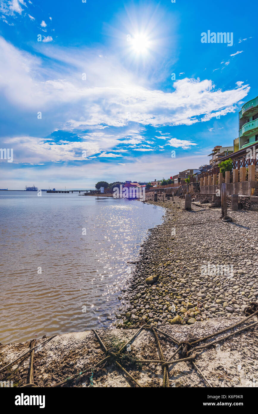 Seascape view beach fisherman`s hi-res stock photography and images - Alamy