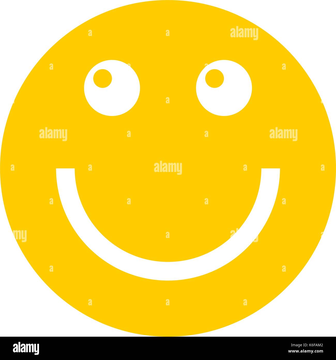 Use it in all your designs. Smiley happy smiling face emoticon icon in ...