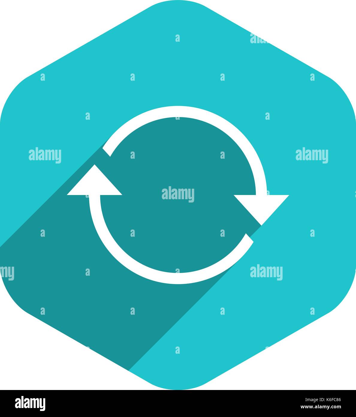 Use it in all your designs. Arrow sign reload, refresh, rotation, loop ...