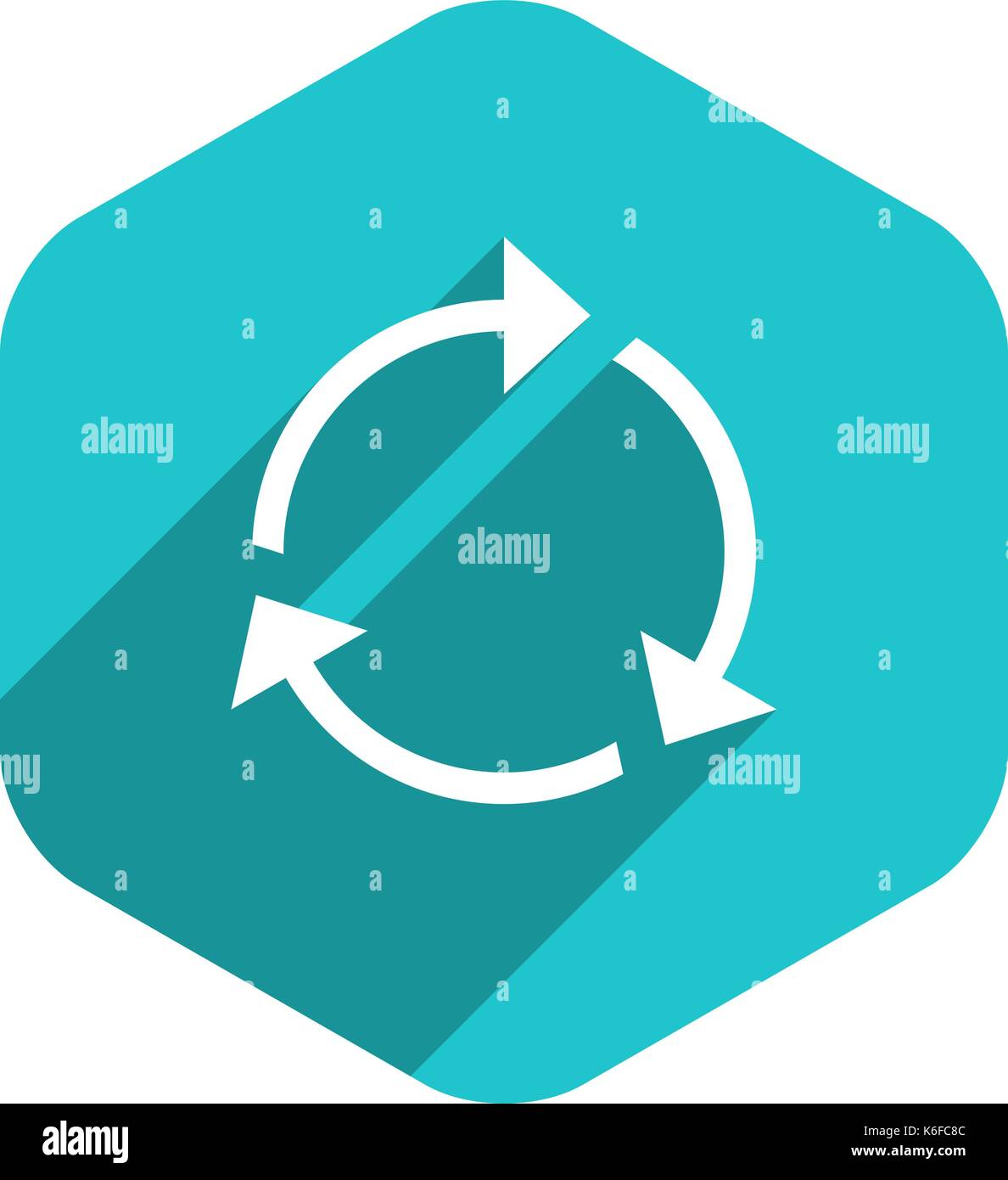 Spinning left arrow Stock Vector Images - Alamy