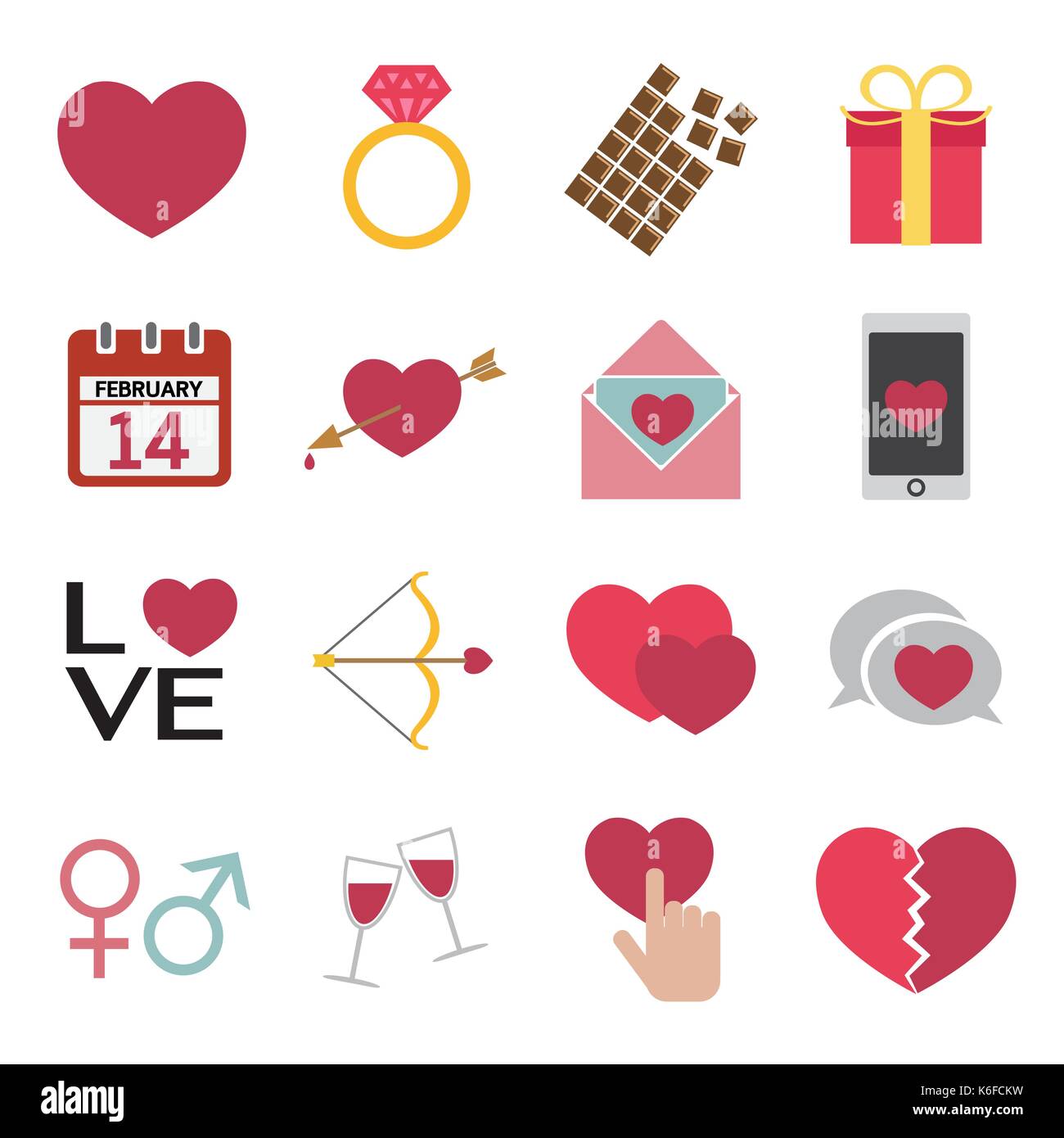 Couple chocolate love Stock Vector Images - Alamy