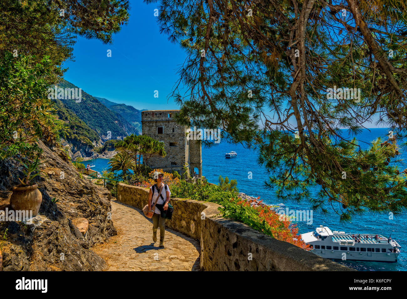 Italy Liguria 5 Terre National Park - Monterosso al mare -Literary park ...