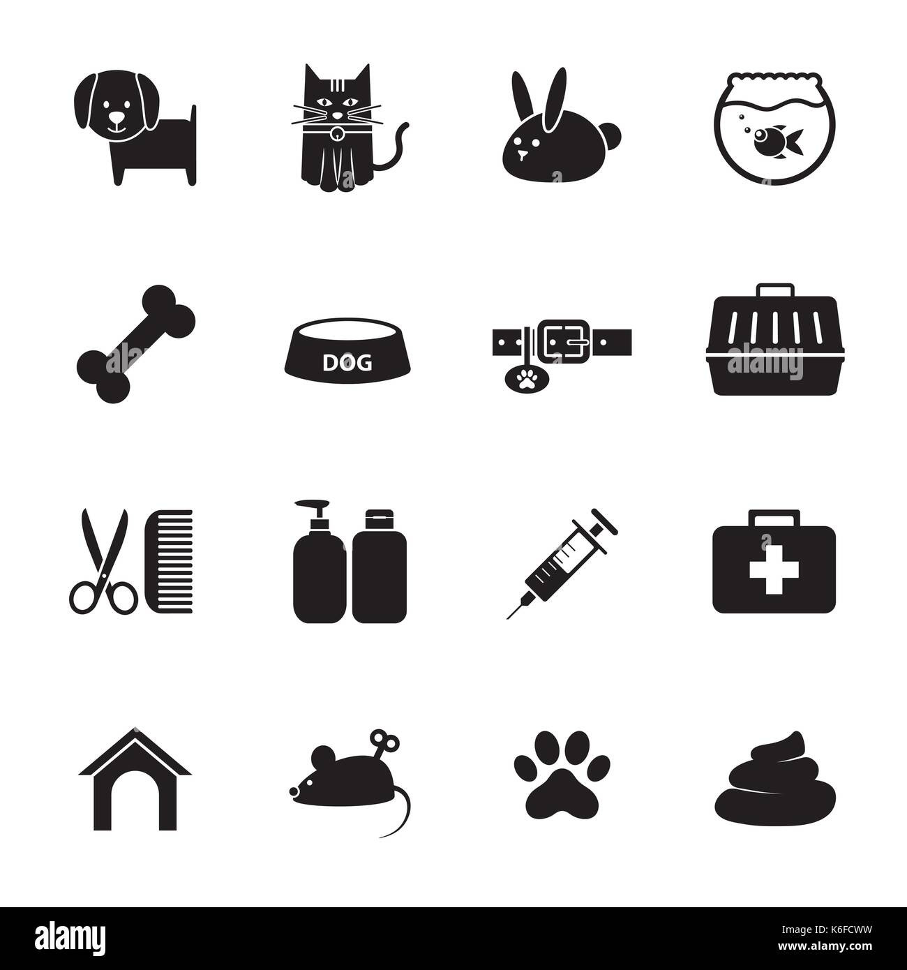 Cute rabbit foot icon Cut Out Stock Images & Pictures - Alamy