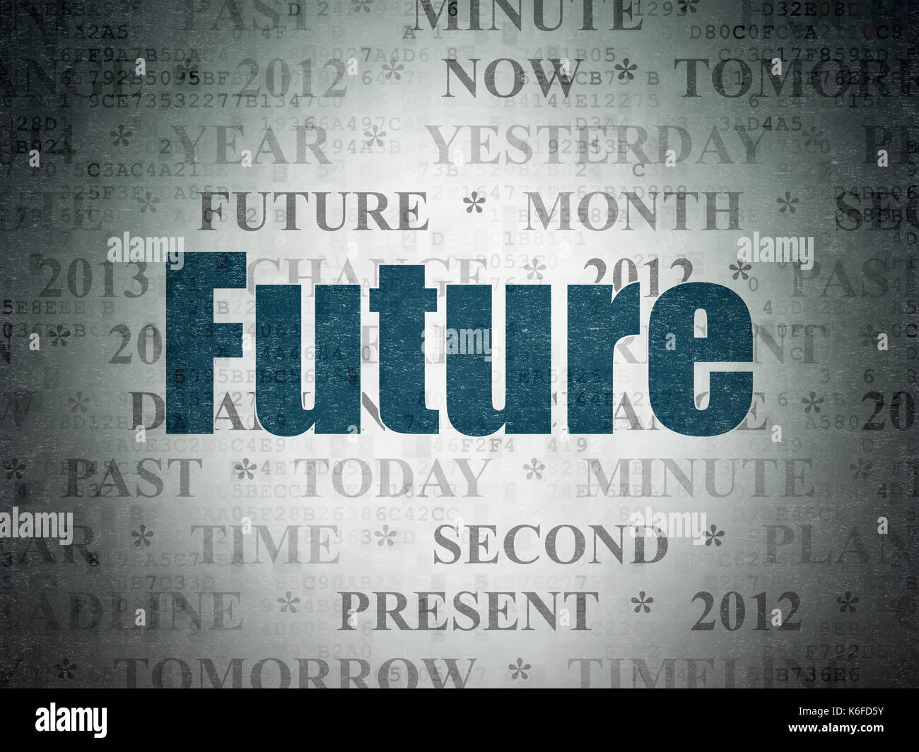 Timeline concept: Future on Digital Data Paper background Stock Photo ...