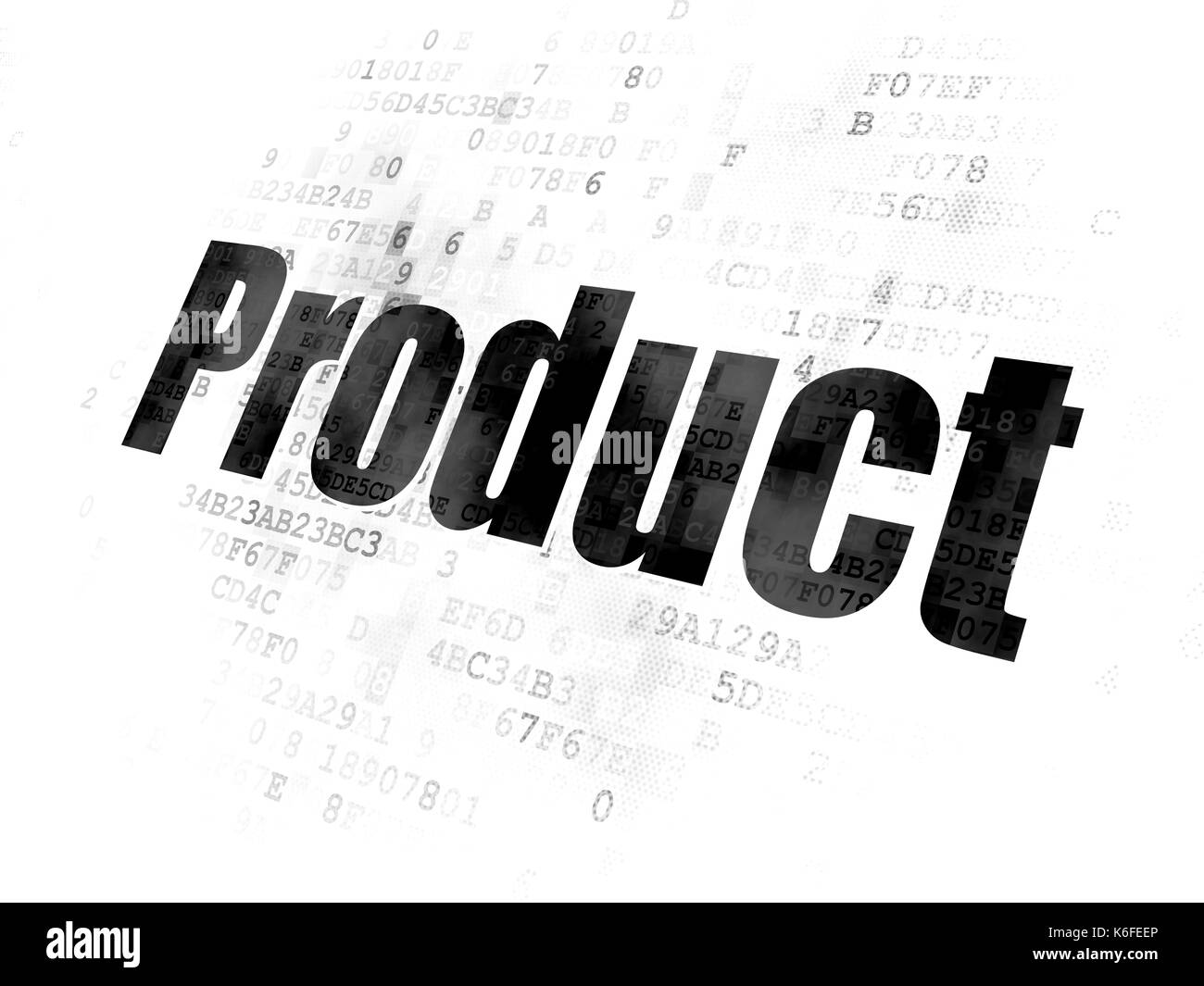 Marketing concept: Product on Digital background Stock Photo - Alamy