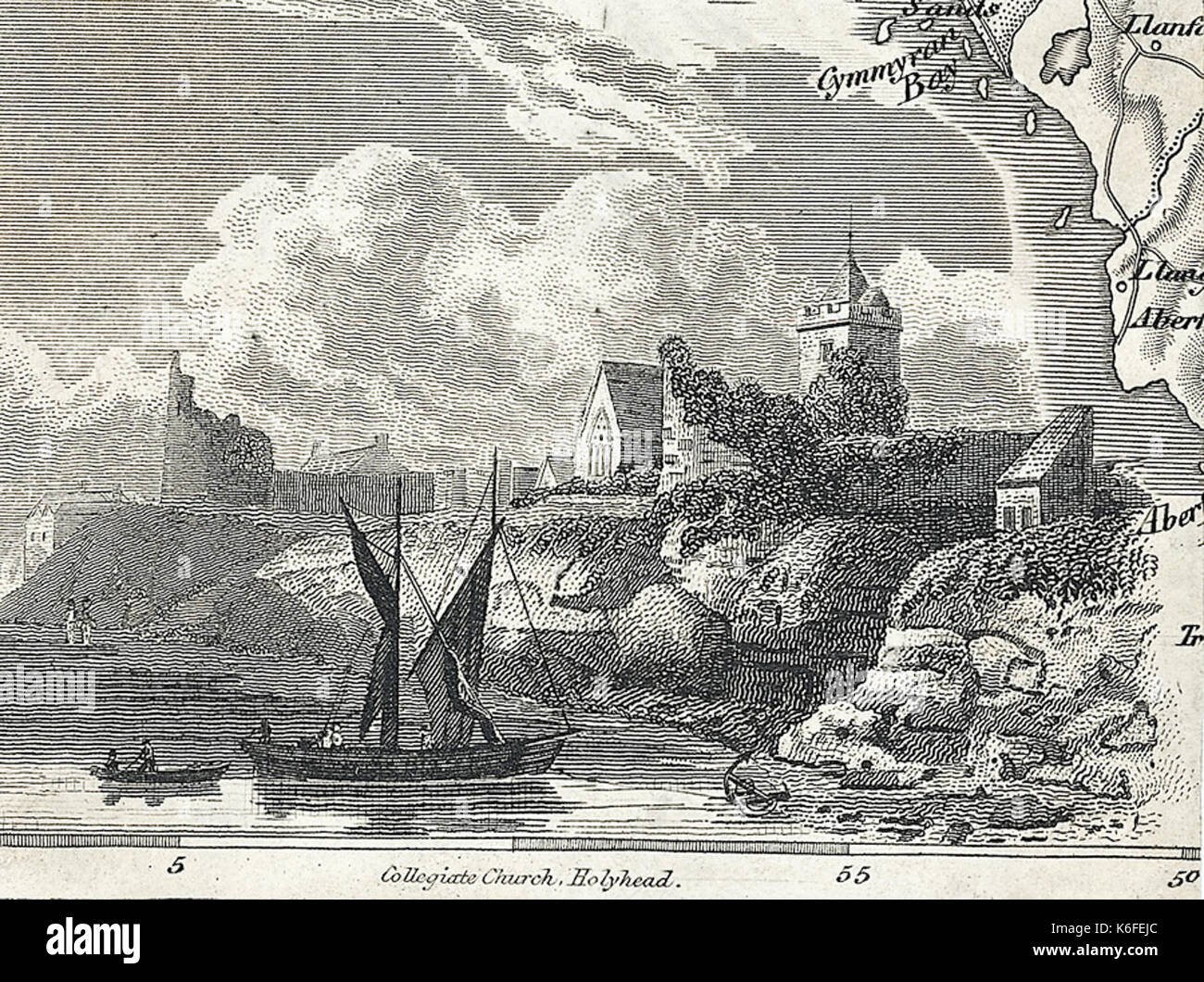 Collegiate Church, Holyhead Stock Photo - Alamy