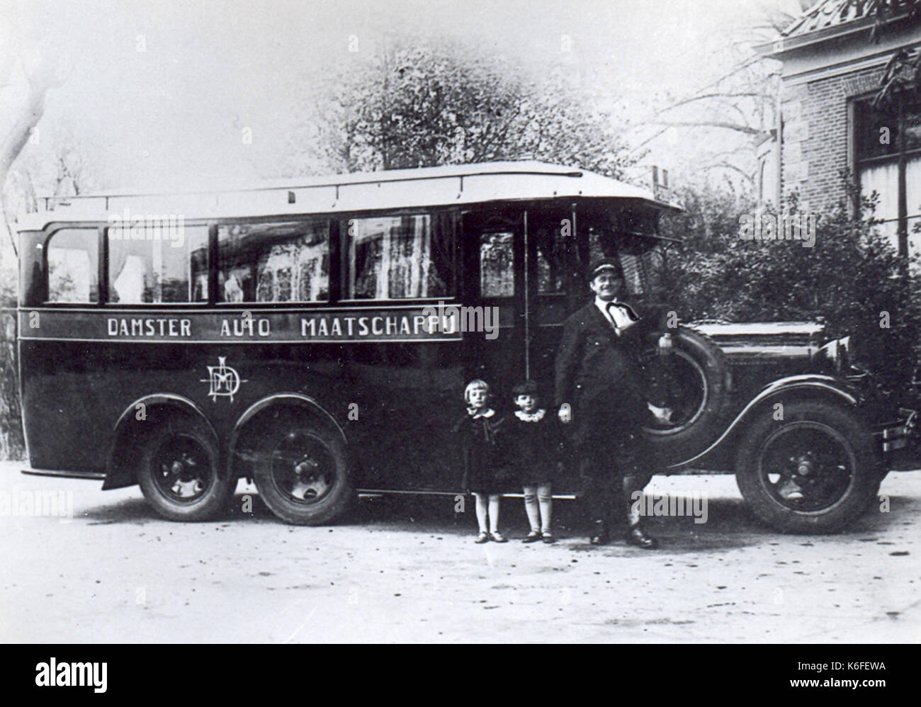 DAM bus 39, Ford AA tandemasser Stock Photo - Alamy