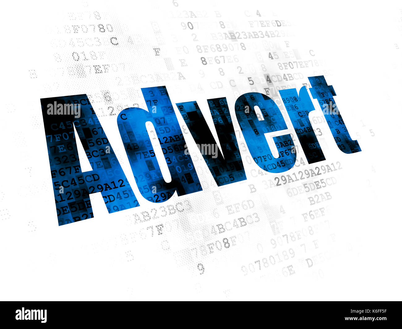 Marketing concept: Advert on Digital background Stock Photo - Alamy