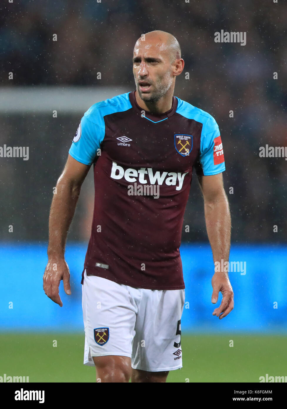 West Ham United's Pablo Zabaleta Stock Photo - Alamy