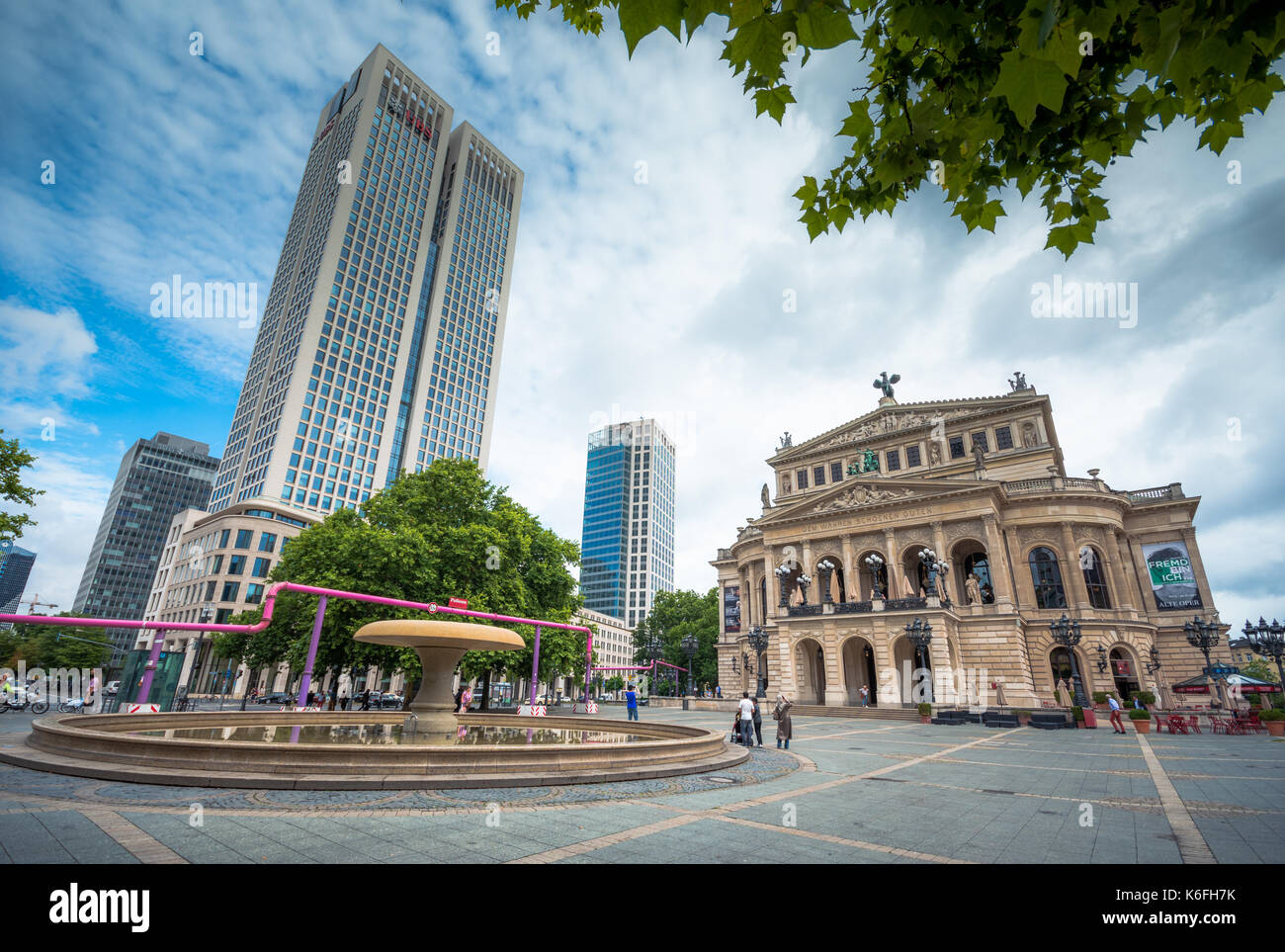 The original opera house in Frankfurt is now the Alte Oper (Old Opera ...