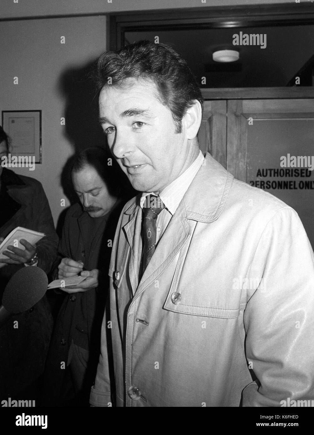 Brian Clough, manager of Nottingham Forest, at the Football Association ...