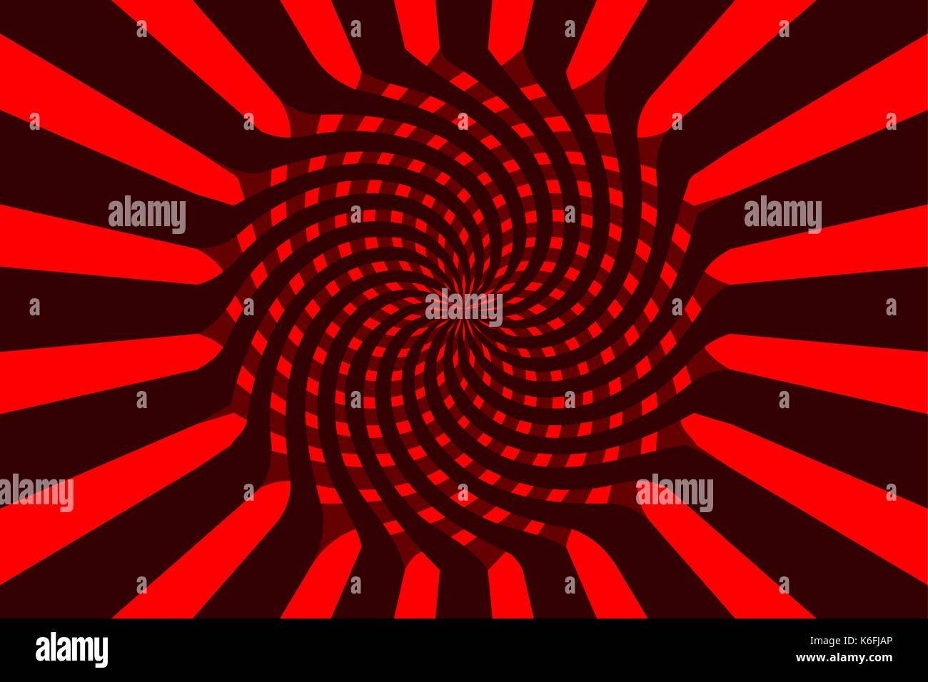 Striped abstract circle - pattern vector - black and red Stock Vector ...