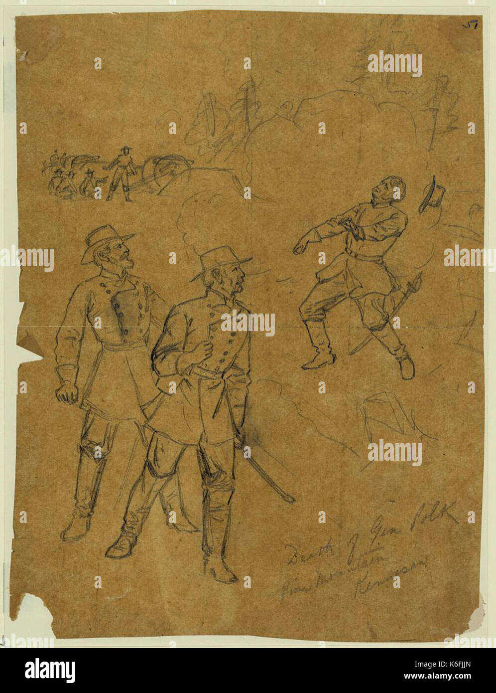 American civil war general polk hi-res stock photography and images - Alamy