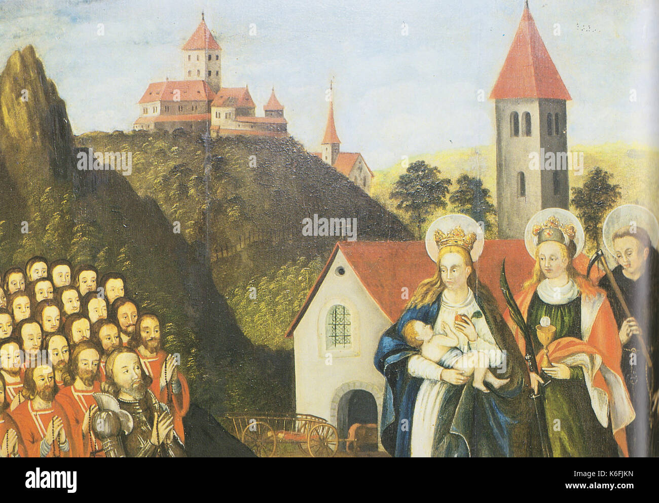 Burgstall Rosenberg 01 Stock Photo - Alamy