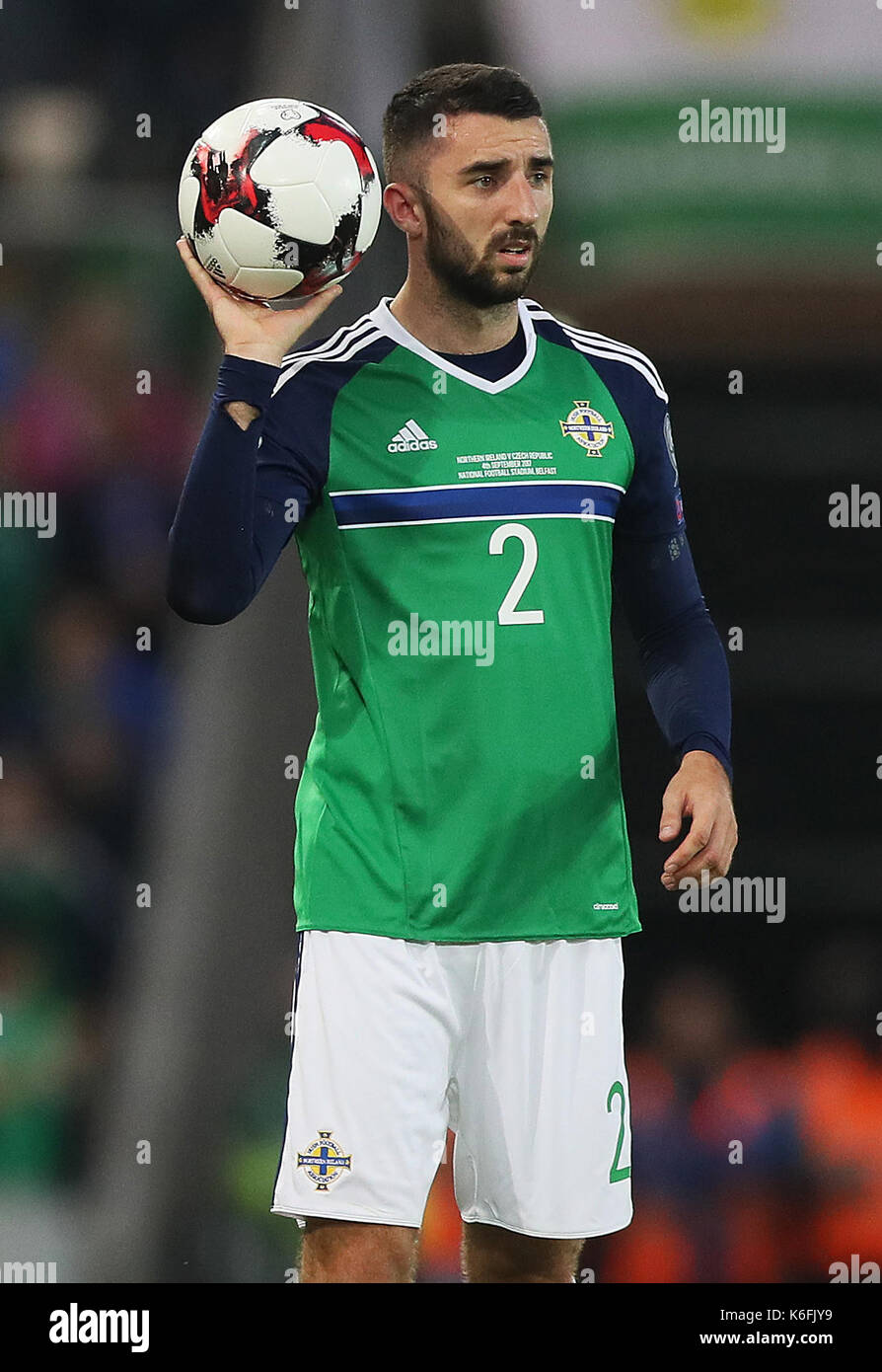 Northern Ireland's Conor McLaughlin during the 2018 FIFA World Cup ...