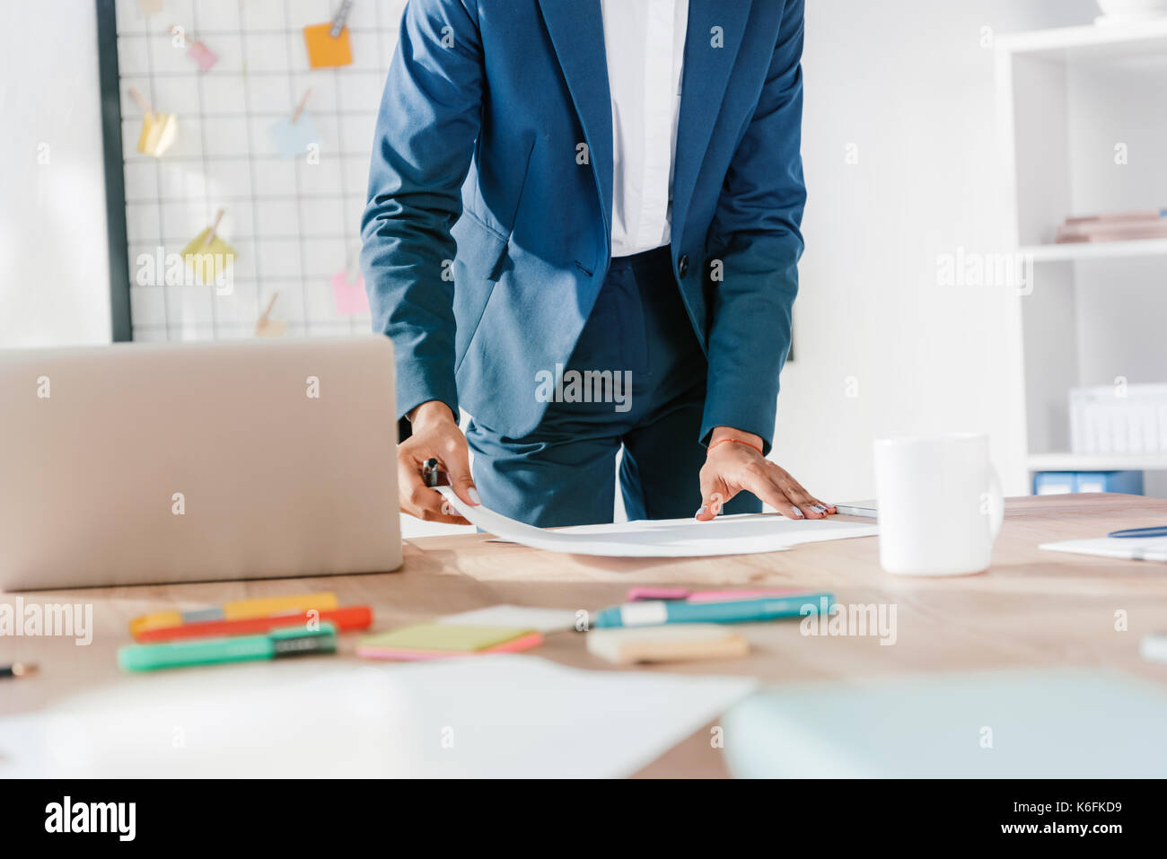 Working with papers hi-res stock photography and images - Alamy