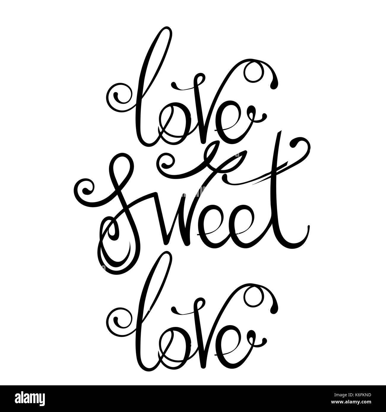 Ink Vintage Hand Lettering Stock Vector Image & Art - Alamy