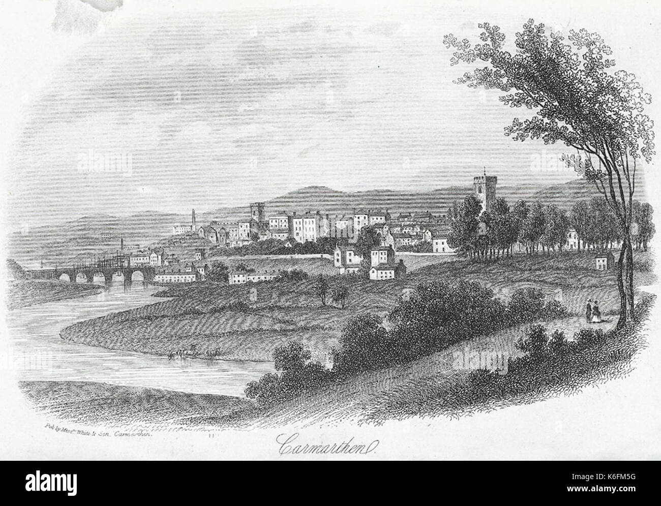 Map Of Carmarthen High Resolution Stock Photography and Images - Alamy