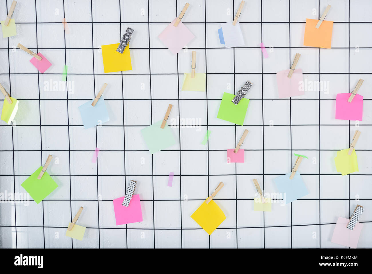 empty colorful notes Stock Photo - Alamy