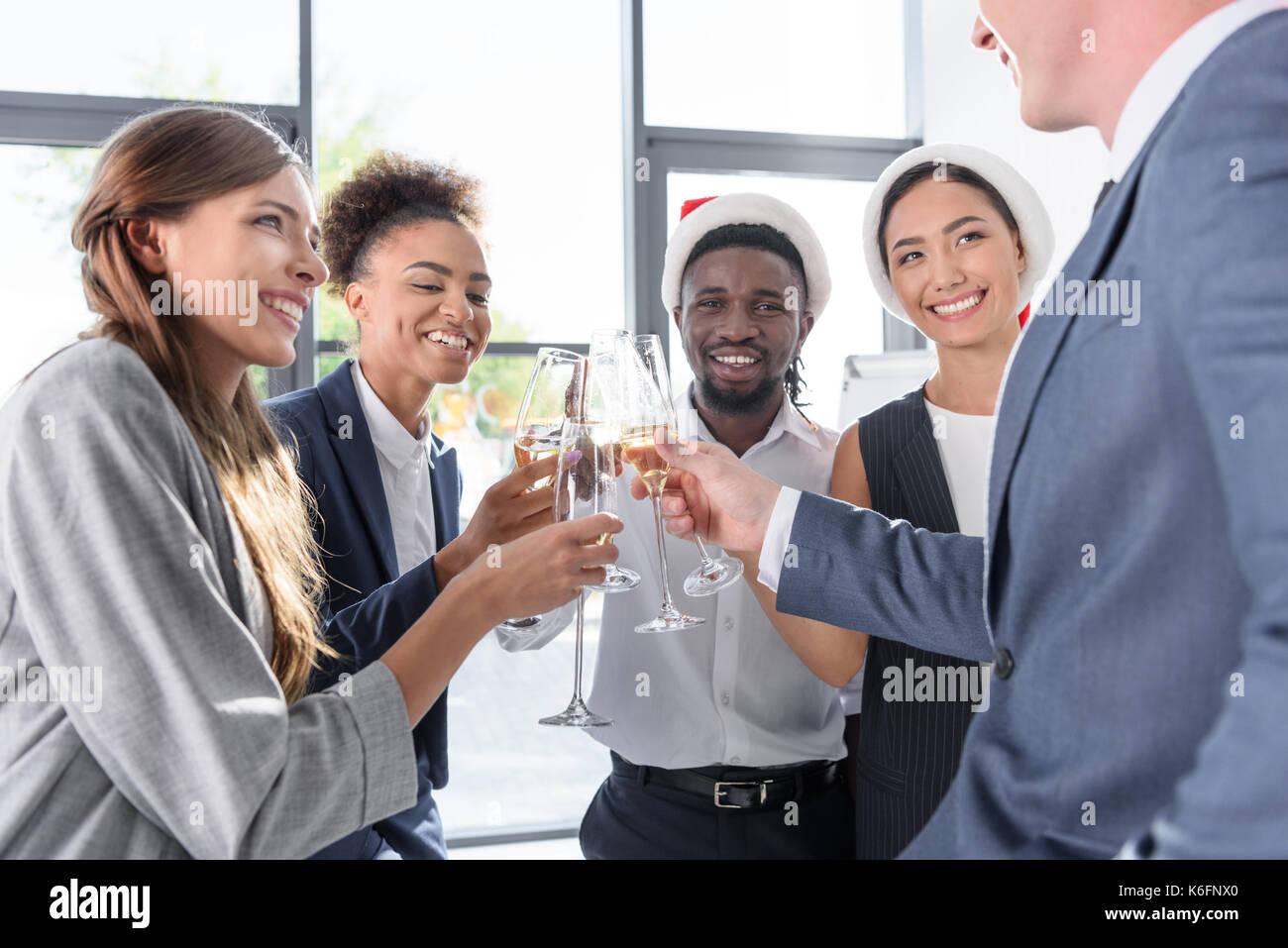 Group people drinking office party hi-res stock photography and images ...