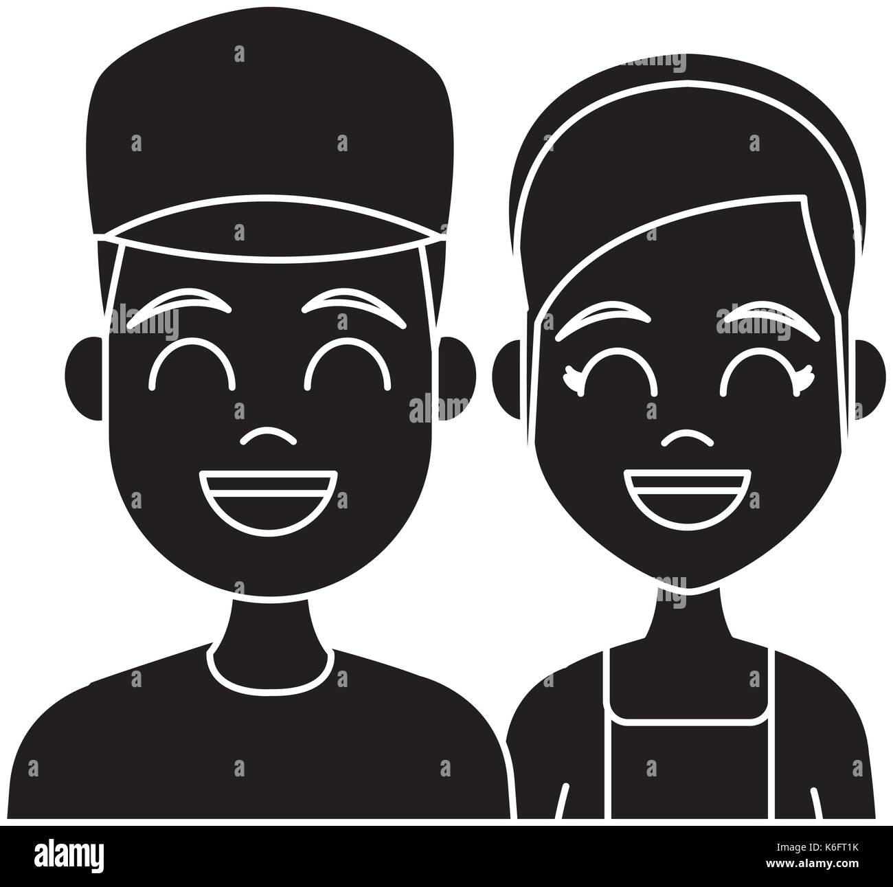 Young couple cartoon Stock Vector Image & Art - Alamy