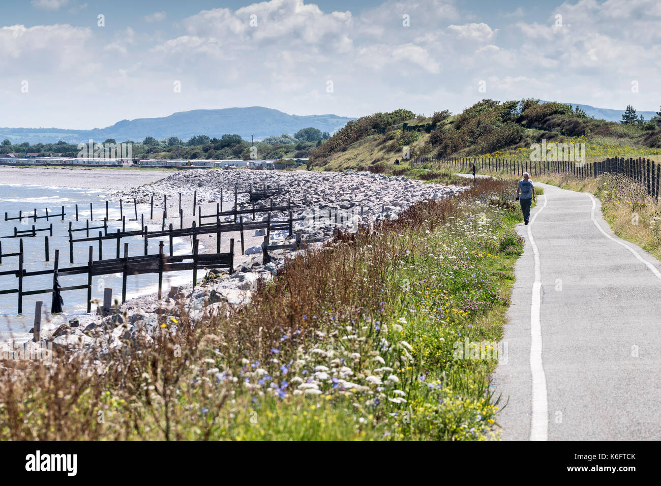 North wales coastal cycle path hi-res stock photography and images - Alamy