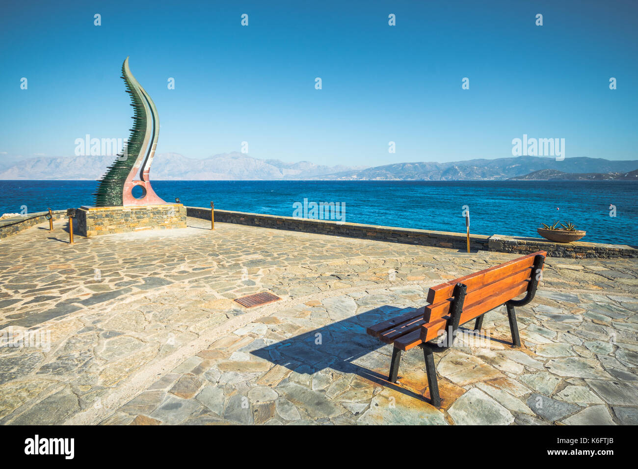 Cornucopia statue also known as the Horn of Amalthea at the waters edge ...