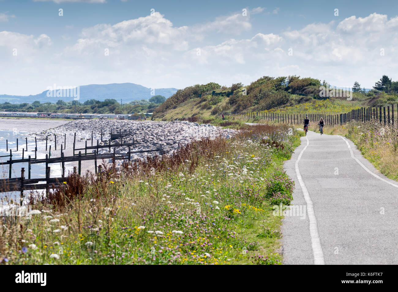 North wales coastal cycle path hi-res stock photography and images - Alamy