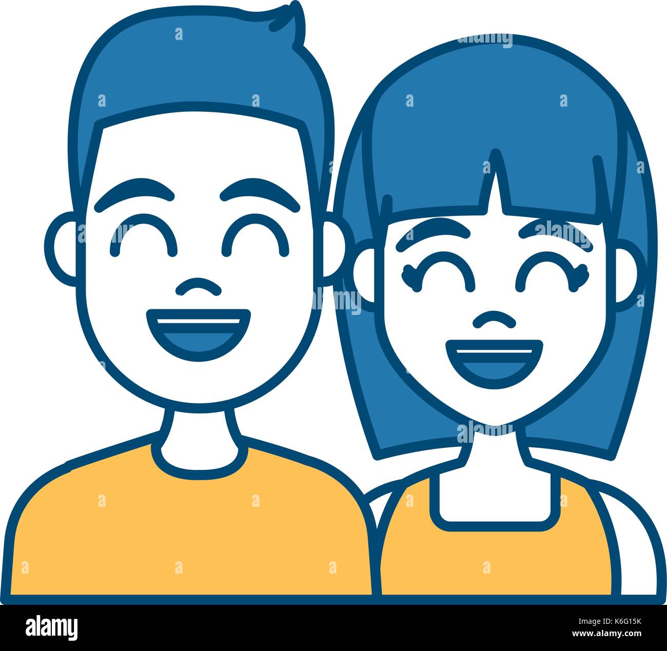 Young couple cartoon Stock Vector Image & Art - Alamy