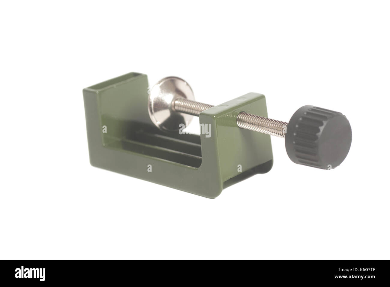 Clamp compression tool isolated on white background Stock Photo - Alamy