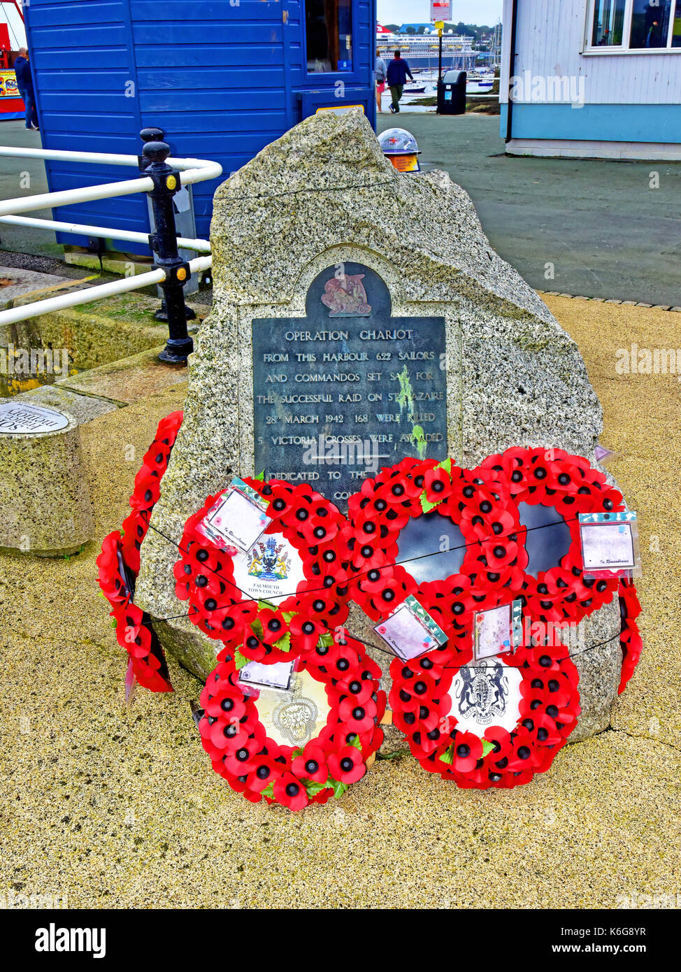 Falmouth Cornwall Operation Chariot raid on St Nazaire Royal Navy and ...