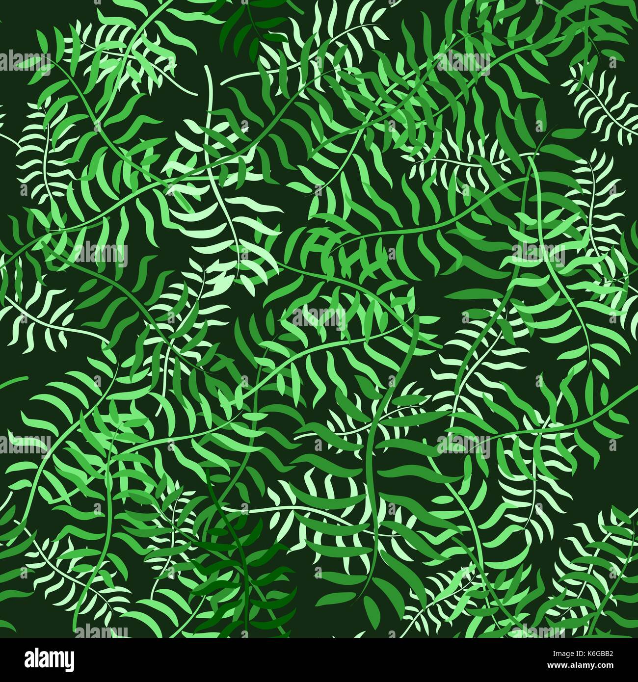 Tropical Palm Leaves Seamless Pattern Stock Vector Image & Art - Alamy